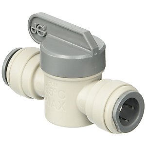 John Guest PISV0416S Straight Acetal Valve (Pack of 10)