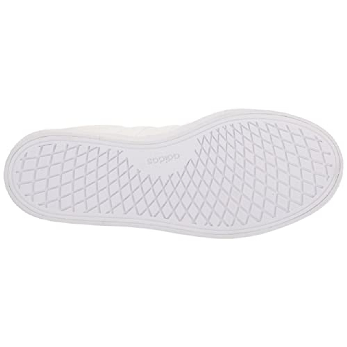 adidas Women's Vulc Raid3r Skate Shoe, White/White/Silver Metallic, 9