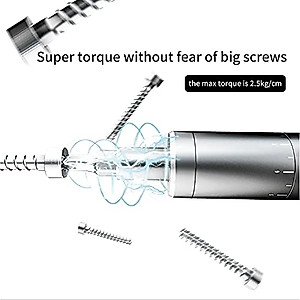 Mini Electric Screwdriver Small Portable Cordless Rechargeable with High Precision Torque Adjustable 24 Bits for Iphone Ipad Watch Camera Laptop Smartphone Macbook