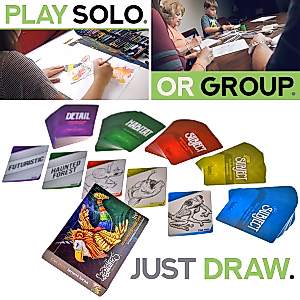 Mythical Creatures Drawing Games for Kids Mashup Animals Art Ideas. 150 Prompt Cards, Endless Ideas. Creative Gift for Tweens, Teens + Family Fun Night for Artsy Imaginations!