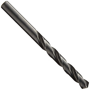Chicago Latrobe - 57727 150 Series High-Speed Steel Jobber Length Drill Bit Set with Metal Case, Black Oxide Finish, 118 Degree Conventional Point, Metric, 118-piece, 1.0mm - 13.0mm in 0.1mm increments