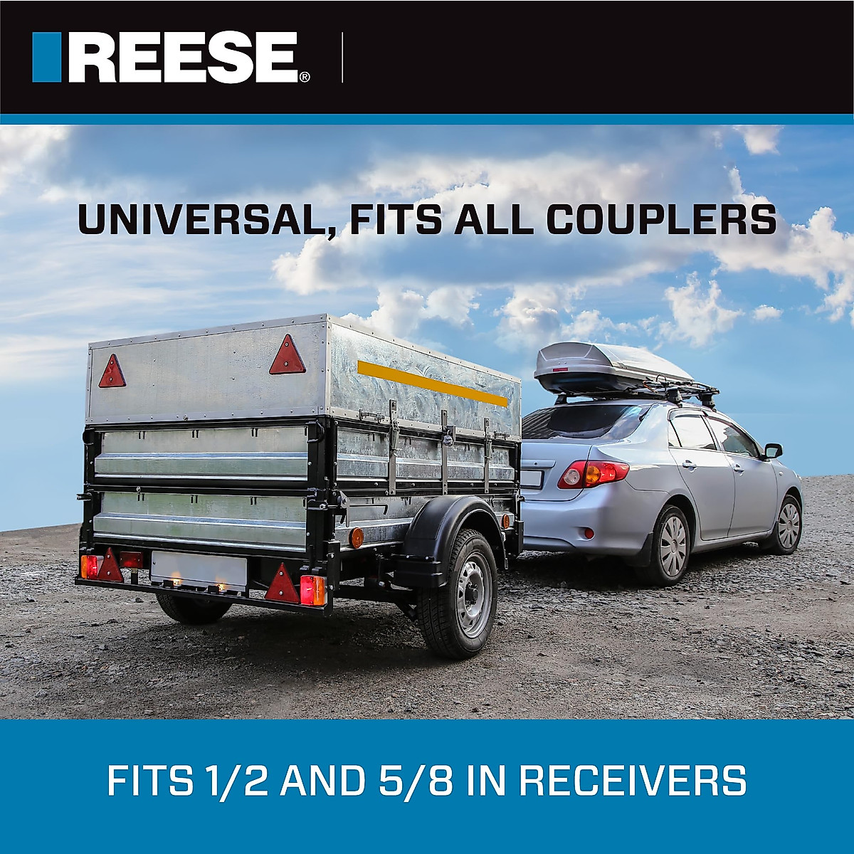 Reese Towpower 7014700 Tow 'N Store Lock Kit, Yellow