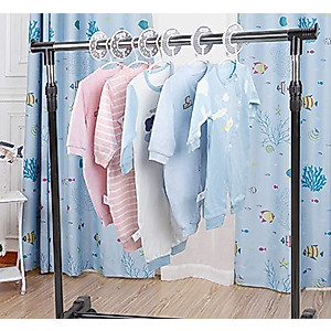 Lemonfilter Toddler Hangers with Baby Closet Dividers, 36 Pack Baby Hangers for Nursery Infant Clothes, Ultra Thin Space Saving White Hangers with 8 Wardrobe Hanger Dividers from Newborn to Toddlers