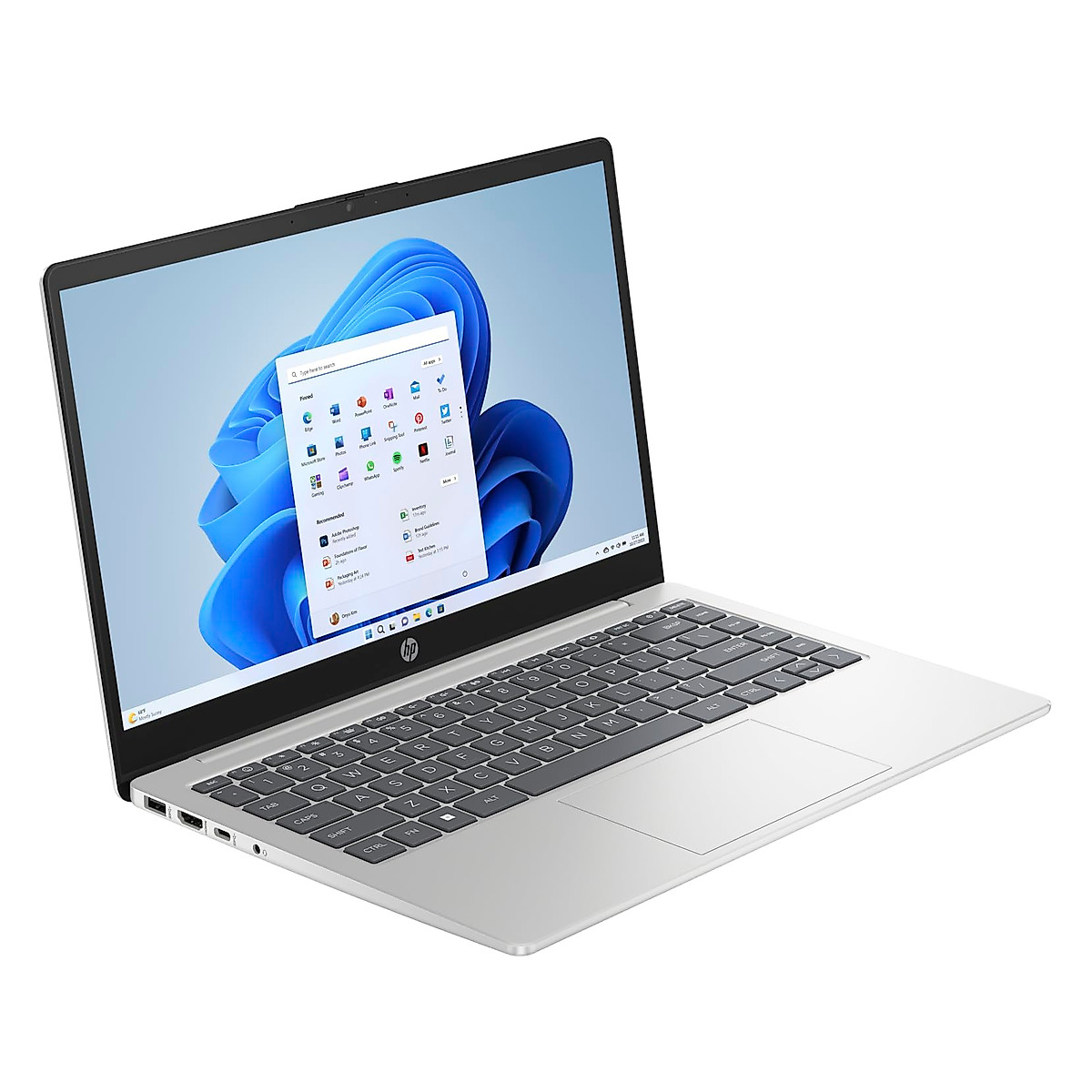 HP 14" FHD (1920x1080) IPS Thin and Light Laptop 2023 New | 13th Gen Intel i7-1355U 10-Core | Intel Iris Xe Graphics | Backlit Keyboard | USB-C | Wi-Fi 6 | 64GB DDR4 4TB SSD | Win11 Pro