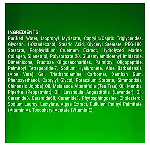 Majestic Pure Tea Tree Oil Moisturizing Cream - Body, Foot & Face Moisturizer - With Ceramides, Vitamins A E & Vegan Collagen - For Dry Skin, Oily Skin, & Appearance Of Wrinkles - 16 oz