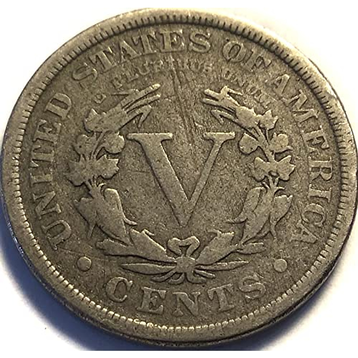 1906 P Liberty Head V 5 Cents Nickel Seller Very Good