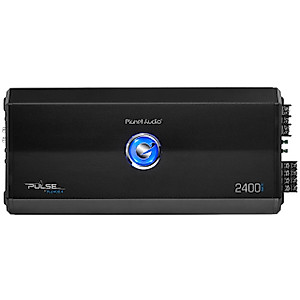 Planet Audio PL2400.4 4 Channel Car Amplifier - 2400 High Output, High/Low Level Inputs, High/Low Pass Crossover, Hook Up to Subwoofer for Bass