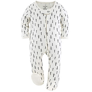 The Peanutshell Baby Sleepers for Boys or Girls Set of 3-6-9 Months Baby Boy and Girl Clothes, Soft Cotton Unisex Footed Pajamas, Newborns & Infants Clothes Gift Set - Buffalo Moose