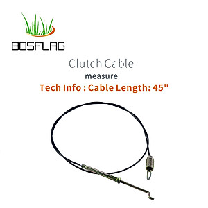 BOSFLAG 2 Pack 946-0897 Auger Clutch Cable Replaces MTD 946-0897 Auger Cable, 946 0897, 9460897, MTD 746-0897, 746 0897, 7460897, 746-0897A, 746 0897A for MTD SB855, SB550, SB750, SB630 Snowblowers