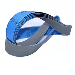 1x30 Sanding Belts for Knife Sharpening Kit, Silicon Carbide Belt Sander Belts 600 800 and 1000 Assorted Fine Grits,15-Pack