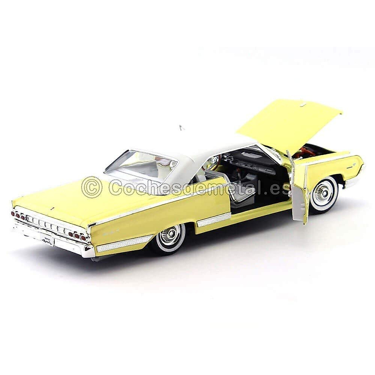 Road Signature 92568Y 1964 Mercury Marauder Yellow 1/18 Diecast Model Car