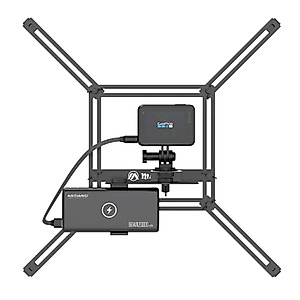Baseball Fence Mount for Mevo Start, GoPro/Phone Fence Mount for Baseball, Chain Link Fence Mount for Recording Baseball/Softball/Tennis(Mini Plus Black)