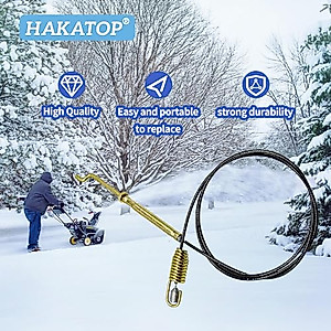 HAKATOP 946-0898 946-0898 Clutch Drive Cable for MTD 746-0898 746-0898A 746-0898B 312-610E000 Snowblower Cable