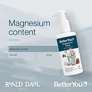 BetterYou Magnesium Sleep Body Lotion - Relaxing Kids Body Lotion - Magnesium Cream WIth Lavender And Chamomile - For Children One And Up - 4.56 oz