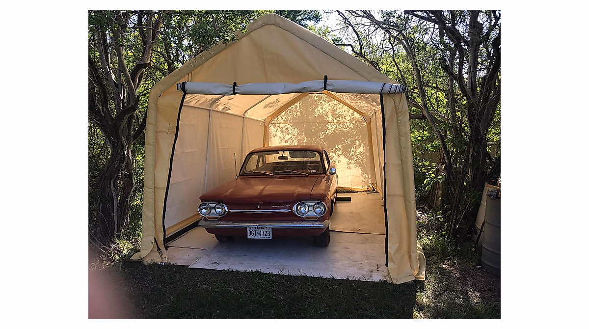 10x17 Portable Shed for Car Protection | CoverPro