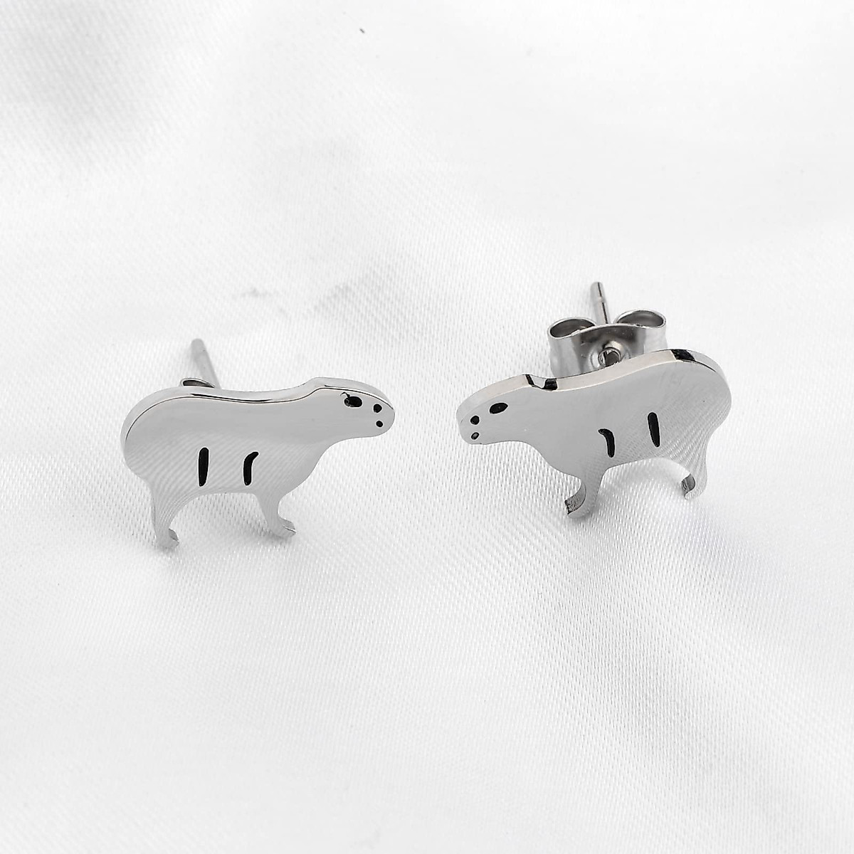 Capybara Gift Capybara Stud Earrings Animal Lover Gift for Her (Capybara Stud)