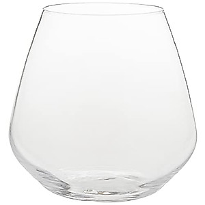 Luigi Bormioli Atelier Stemless Pinot Noir Wine Glass, 20-Ounce, Set of 6
