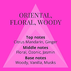 COLOUR ME Neon Pink by Milton-Lloyd - Perfume for Women - Amber Floral Woody Scent - Mandarin and Ginger Notes - Blended with Jasmine and Vanilla - for Vibrant Ladies - 3.4 oz EDP Spray