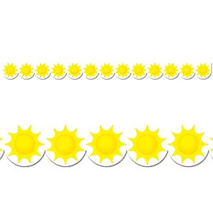 CTP Suns EZ Border for Classroom Bulletin Board Border for Classroom (Creative Teaching Press 10510), 48 ft per Package