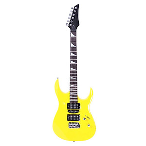 Kcelarec Electric 6 String Guitar for Beginner Starter Complete Kit, with Guitar Bag, Strap, Guitar pick, Amp cord (Yellow)