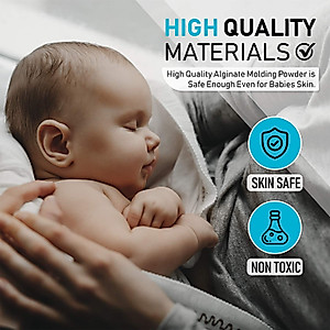 Hand Casting Kit for Couples or Family | Mounting Plaque Included | DIY Plaster Hand Mold Keepsake Sculpture Kit Gifts for Her, Kids, Weddings, Anniversary