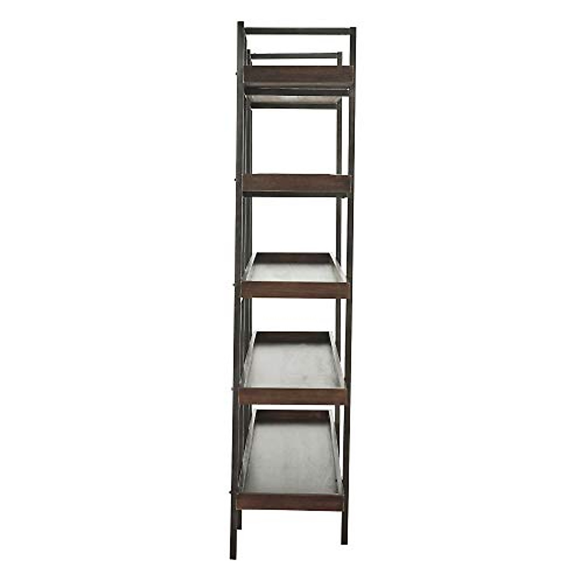 Signature Design by Ashley Starmore Urban Industrial 76" Bookcase with 5 Fixed Shelves, Brown