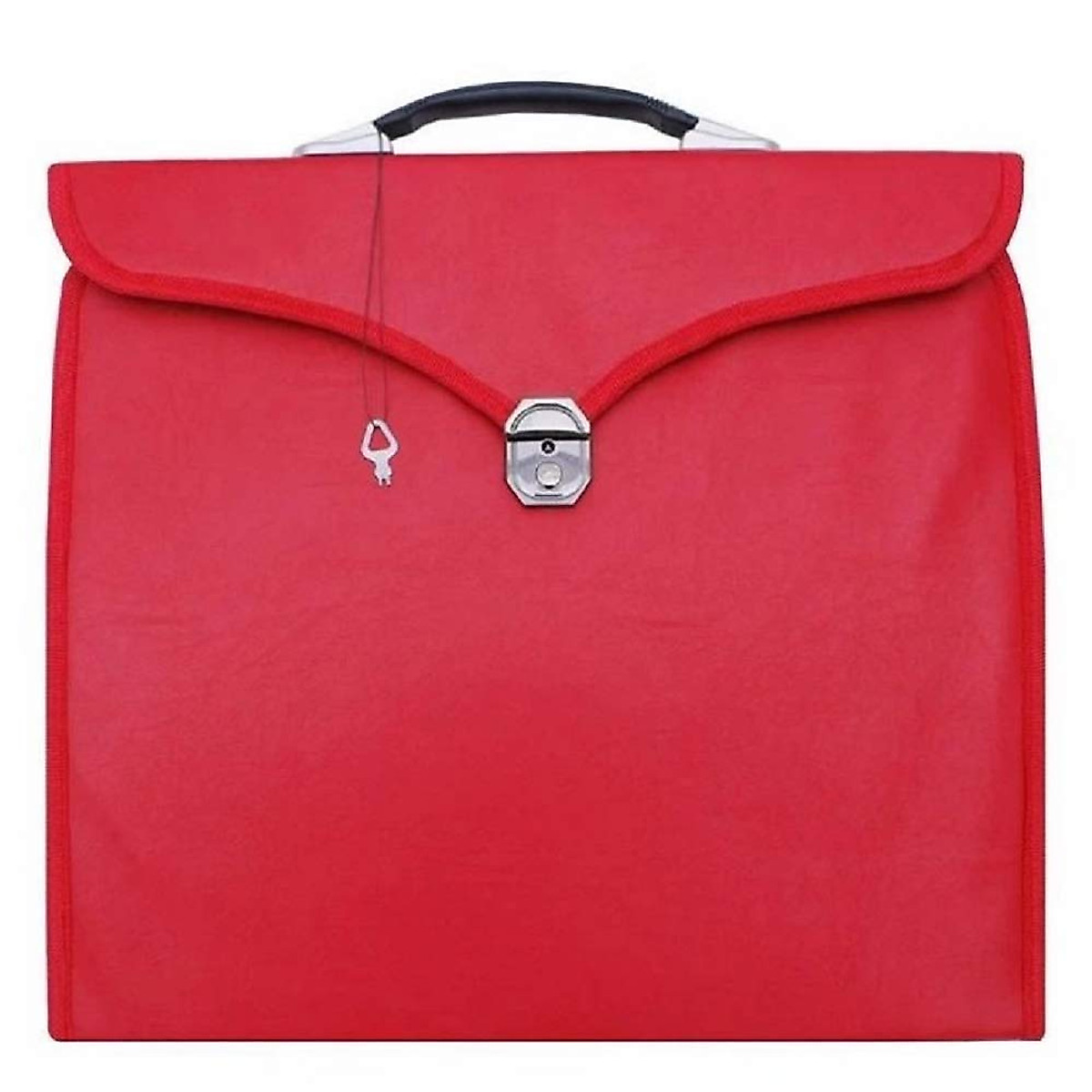 Masonic Regalia Provincial Full Dress Apron Square Compass G Cases [Multiple Colors] (BLACK)