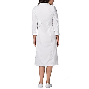 Adar Uniforms Universal Scrub Dress for Women - Embroided Collar 2801 White 8