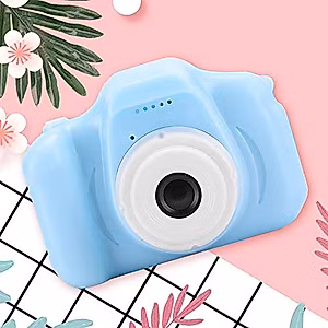 Children Camera, Comfortable Eye Friendly Cute Digital Camera Kid Camera DIY Photos Mini Camera for Children Toy(Blue)