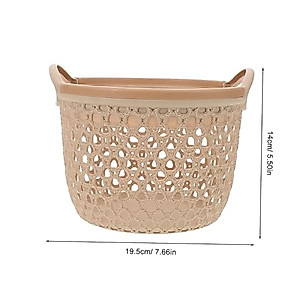 OFFSCH Woven Storage Basket Large Capacity Multi Use Organizer for Tabletop Sundries Laundry and Home Storage Versatile Woven Design for Stylish Organization