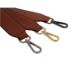 Reason Charm Purse Straps Replacement PU Leather Handbags Strap Shoulder Bag Straps Phone Pendant (Brown)
