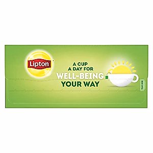 Lipton Decaffeinated Green Tea Bags for Health and Wellness, Hot or Iced, 40 Tea Bags (Pack of 6)