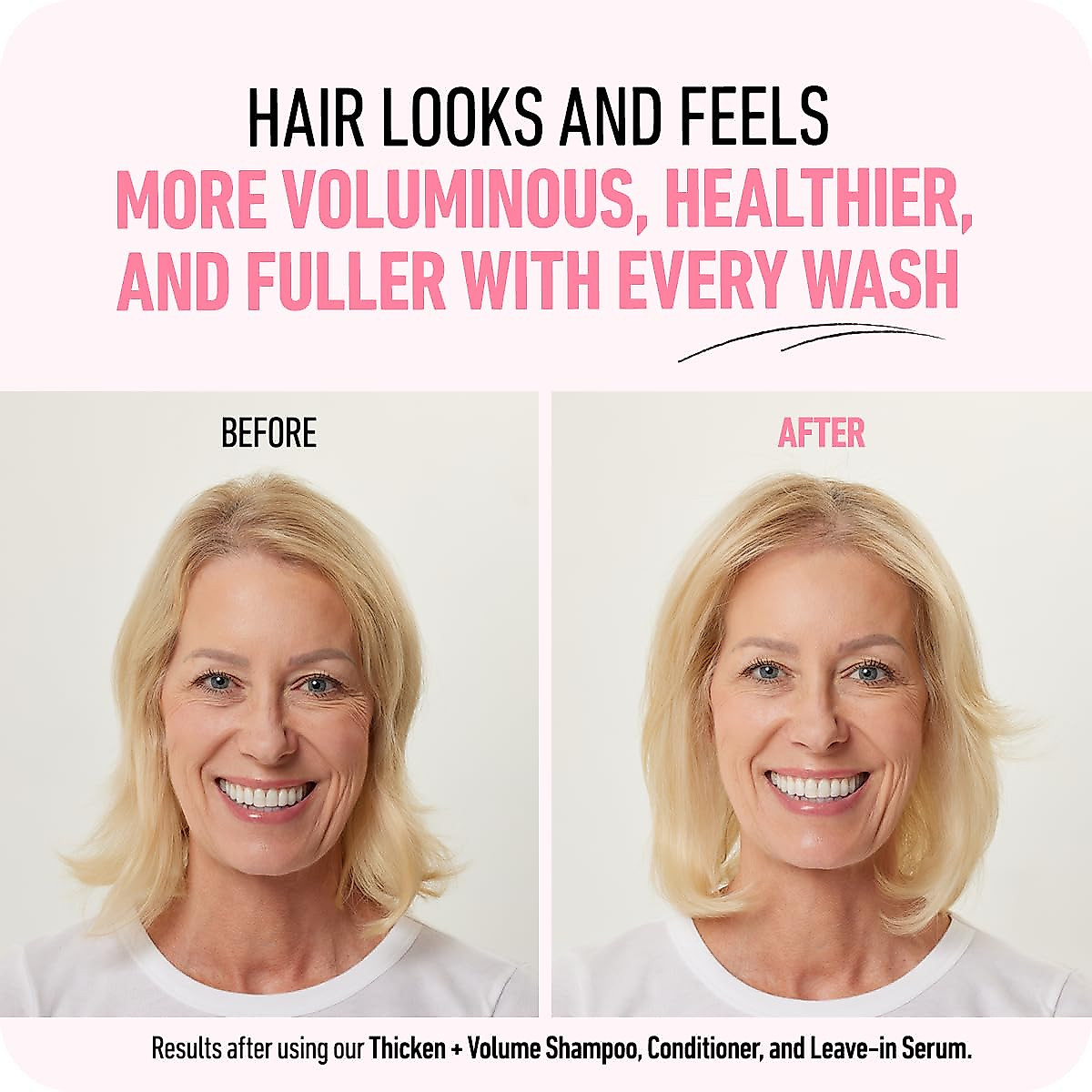 Boldify Thicken Volume Conditioner - Ultimate Biotin Formula for Hair Thickening, Split End Repair, Nourishment, and Fine or Oily Hair for Women & Men