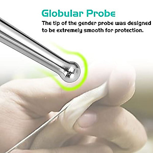 Antidious Snake Probes Kit，Snake Sexing Probing Gender Probes with Round Tip and Naturally Hypoallergenic Metal, Snake Gender Probes Tool Let You Know if You Snake is Boy or Girl.