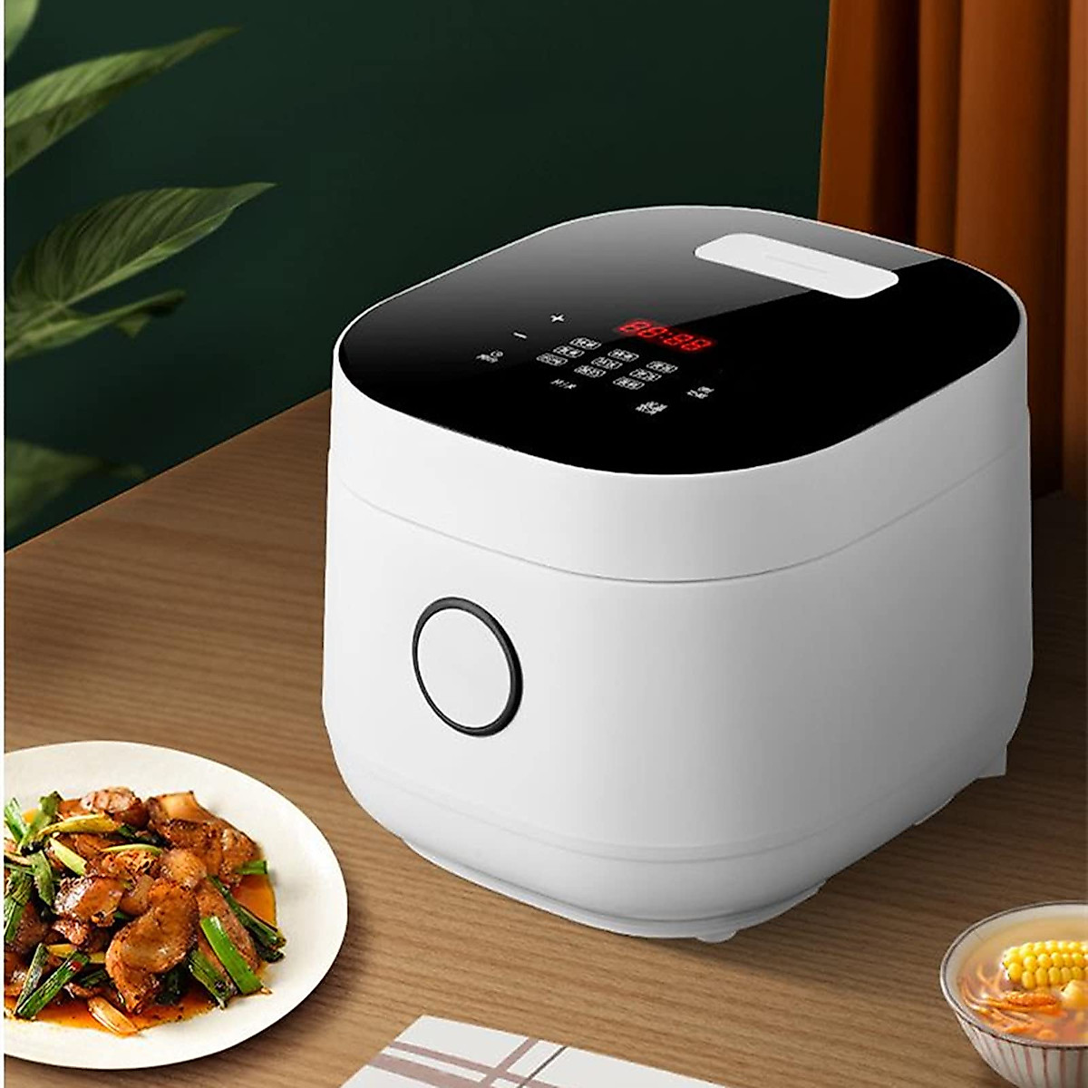 N / B 3l Low Sugar Rice Cooker, Portable Mini Slow Cooker, Thickened Inner Tank, Precise Temperature Control, 24-Hour Appointment, Suitable for Rice, Soup, Cake