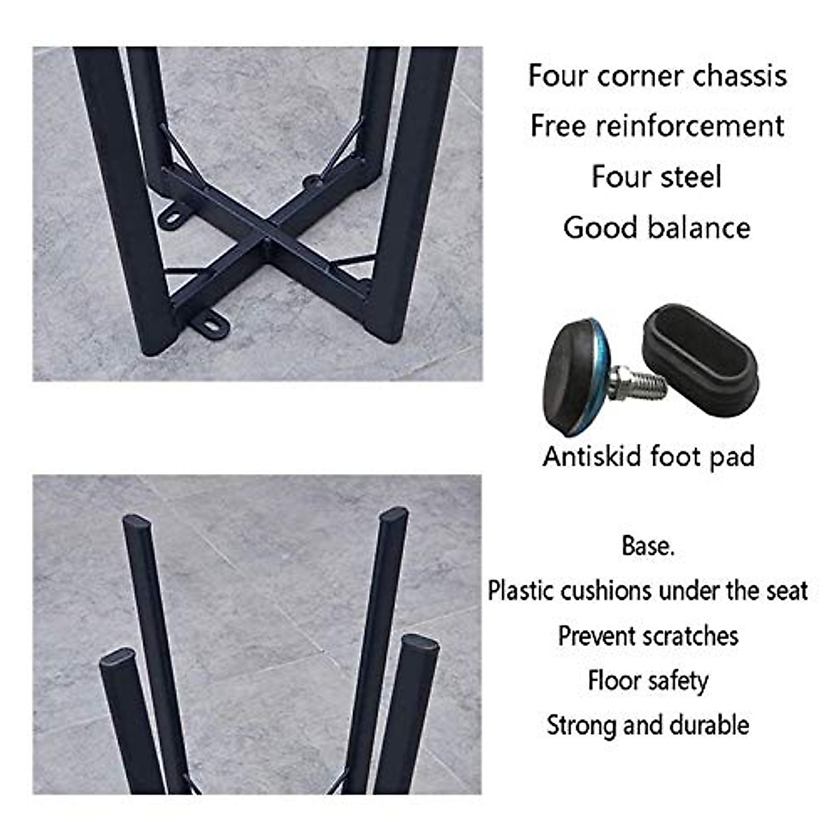 BROHN Conference Reception Room Coffee Table with Chair, Reception Table and Chair Combination Negotiation Table Sales Office Shops Meetings Small Round Tables Office Conference Tables (Color : Red)