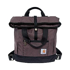 Carhartt Legacy Women's Hybrid Convertible Backpack Tote Bag, Wine