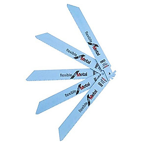 5Pcs S922BF 150mm Reciprocating Sabre Saw Blades Metal Cutting Blades For Bosch