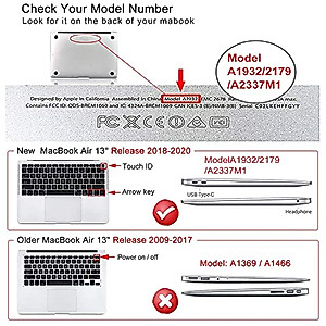 iCasso for MacBook Air 13 Inch Case 2020-2018 Release A2337M1/ A1932/A2179, 13-13.3 inch Laptop Sleeve Bag Waterproof Shock Resistant Protective Bag Carrying Case