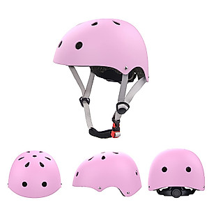 Kids Bike Helmet, with Sports Protective Gear Set Knee Elbow Pads Wrist Pads for Toddler Age 3-14 Boys Girls, Bike Skateboard Skating Scooter Rollerblading Helmet Set