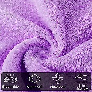 30 Pcs Baby Bath Towels Set Include 6 Baby Hooded Towels 30 x 30 Inch and 24 Baby Washcloths 9.5 x 9.5 Inch Coral Fleece Baby Bath Towels Absorbent Soft Washcloths for Baby Toddler Infant Shower Gift