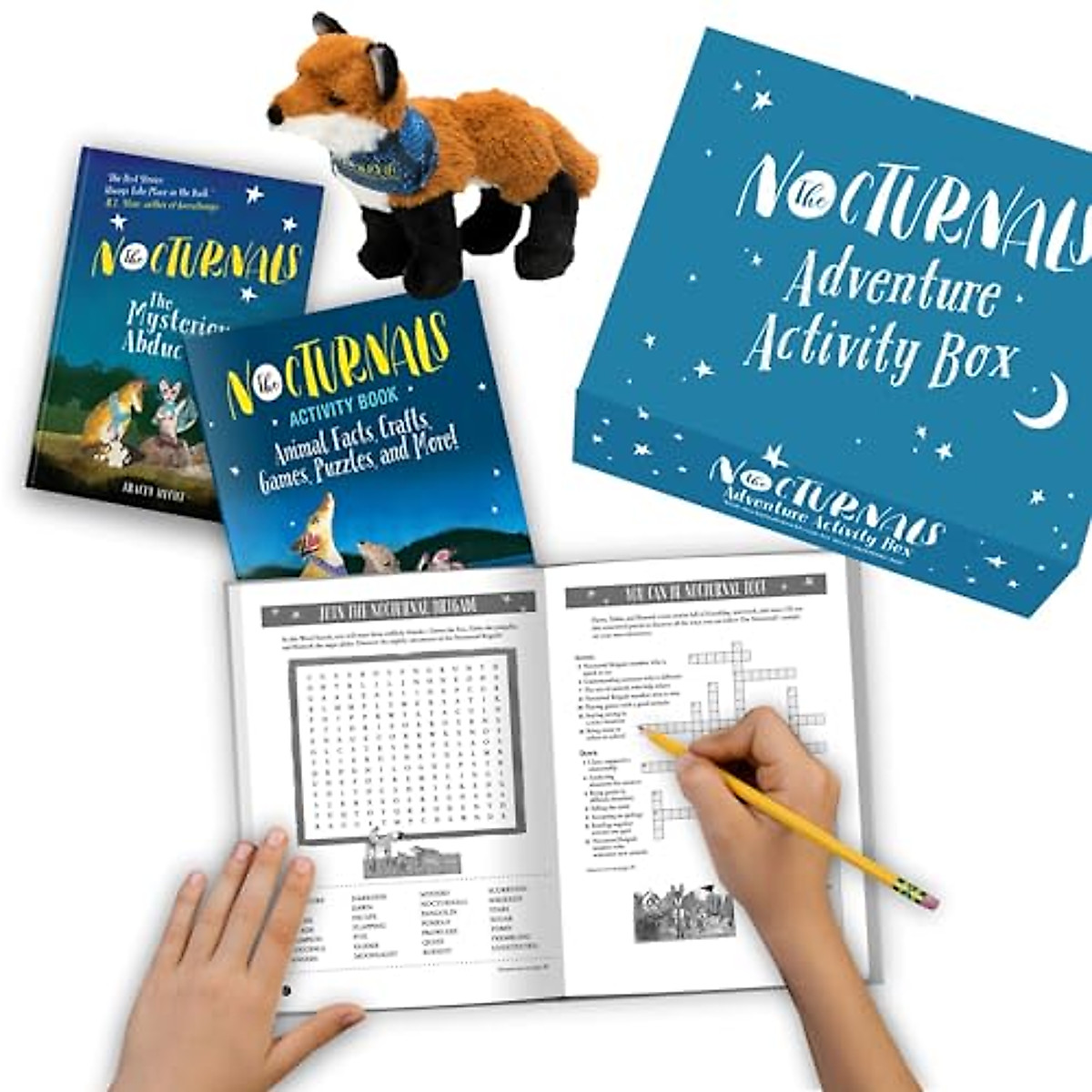 The Nocturnals Adventure Activity Box: Chapter Book, Plush Toy and Activity Book