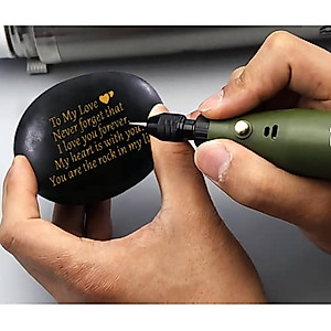 Anniversary Wedding Gifts for Him Her Boyfriend Girlfriend Husband Wife, Unique Engraved Rock Gifts with Romantic Words, Couples Gifts for Wedding Birthday