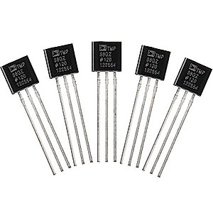 KOOKYE 5pcs TMP36 Temperature Sensor Precision Analog Output for for Arduino Raspberry Pi Microcontroller
