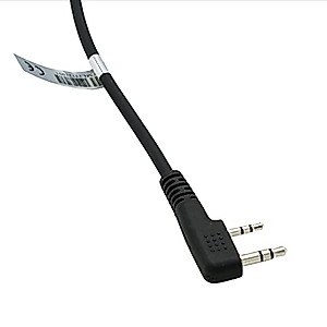 BridgeCom BCS-200 Shoulder Speaker Mic K-1 Plug IP-54 Rated for DMR and Analog AnyTone, Kenwood, Woxun Amateur Ham Business Portable Two Way Radio