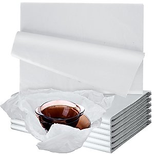 VOKOY 150 Sheets 24" x 36" White Tissue Paper, Large Tissue Paper Sheets White Tissue Paper Bulk for Gift Packing Preserving Moving Storage Weddings Birthday Halloween Thanksgiving Christmas Party