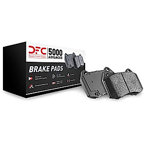 Dynamic Friction Company 5000 Advanced Brake Pads - Low Metallic 1551-0810-00-Front or Rear Set For 1990-1992 Ferrari F40, 1995-1997 Ferrari F50, 2000-2006 Jaguar XKR, 2001-2005 Aston Martin Vanquish,