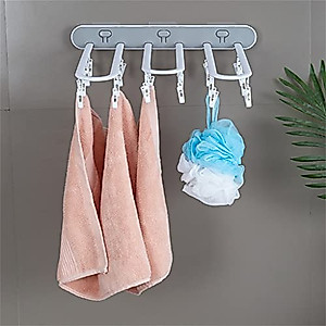 N/A Folding Multifunctional Clothes Rack Wardrobe Storage Rack Space Saving Clothes Rack (Color : D, Size