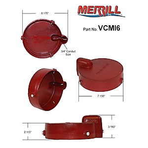 Merrill MFG VCMI 6-1/4-Inch Well Cap