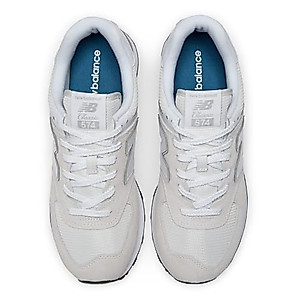 New Balance Men's 574 Core Sneaker, Nimbus Cloud/White, 10.5